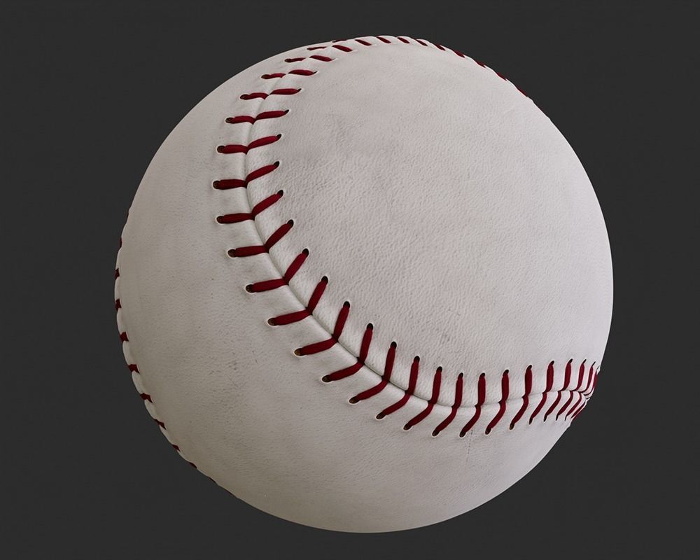 Baseball balls with textures 3D model | CGTrader