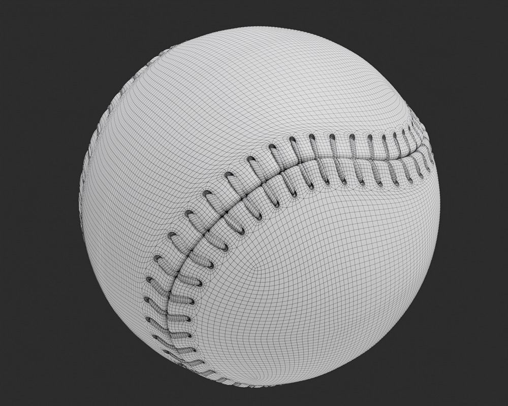 Baseball balls with textures 3D model | CGTrader