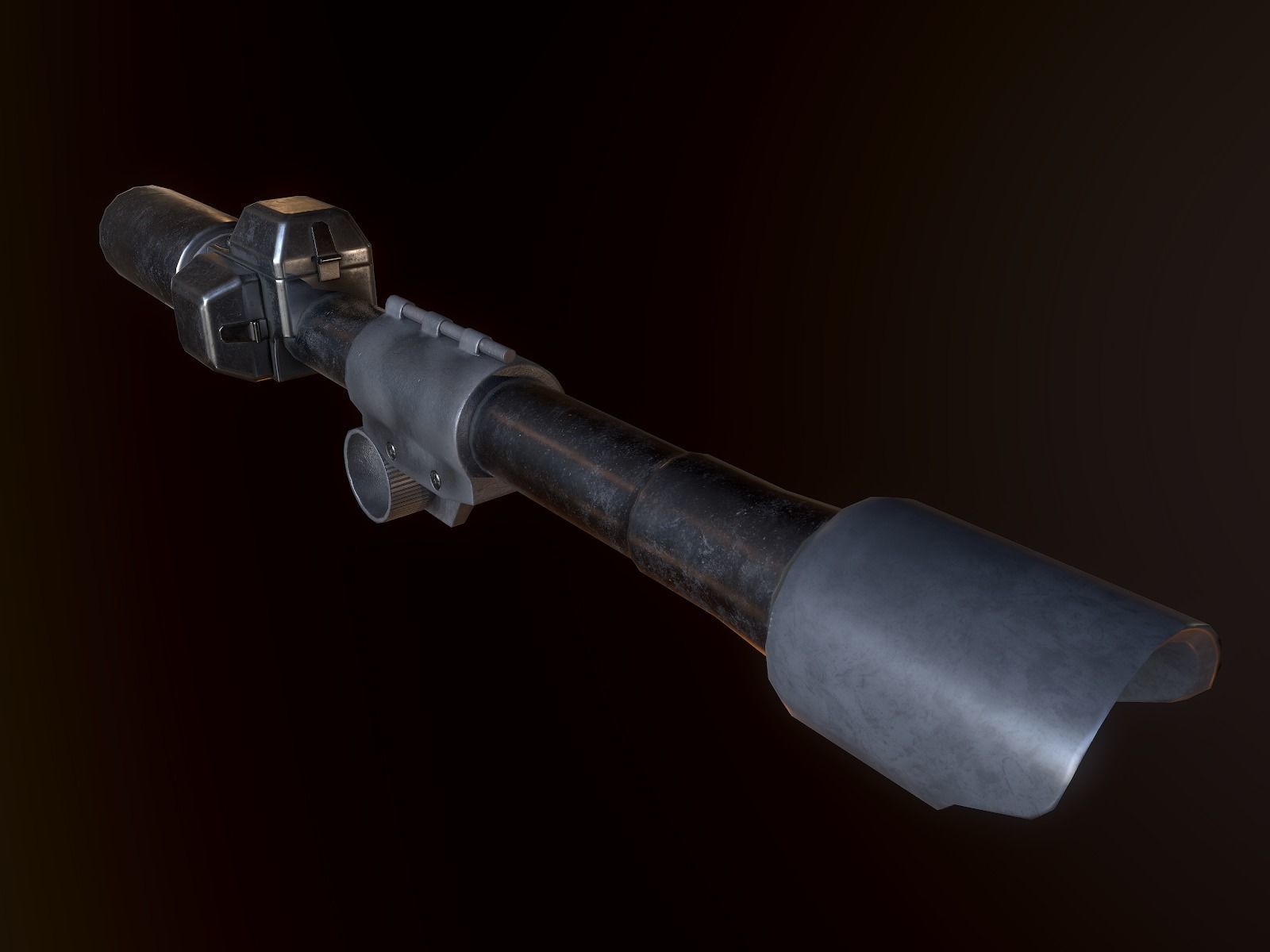 3D model M84 Rifle WW2 Scope USA PBR VR / AR / low-poly | CGTrader