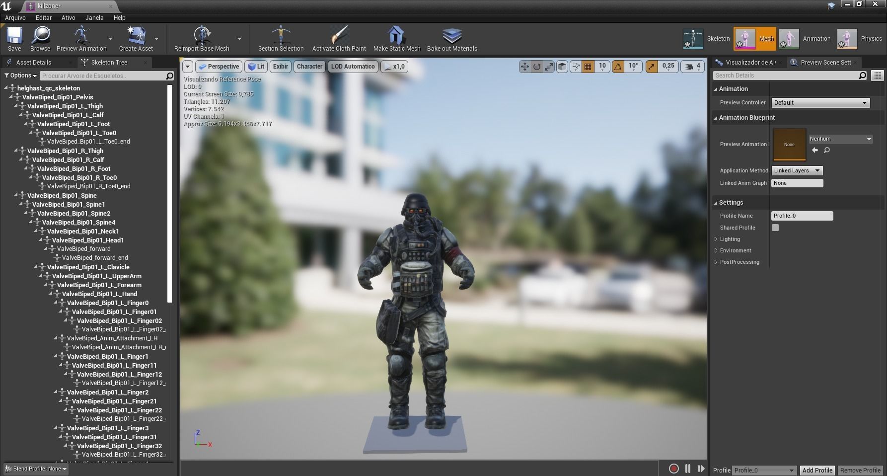 killzone FBX model soldier on table 3D model rigged | CGTrader