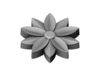 Square rosette relief 3D model 3D printable | CGTrader