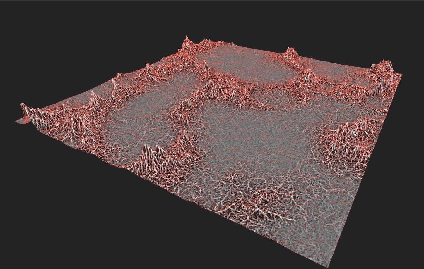 3D model Landscape Rock Soil Black Soil Terrain Texture Realistic VR ...