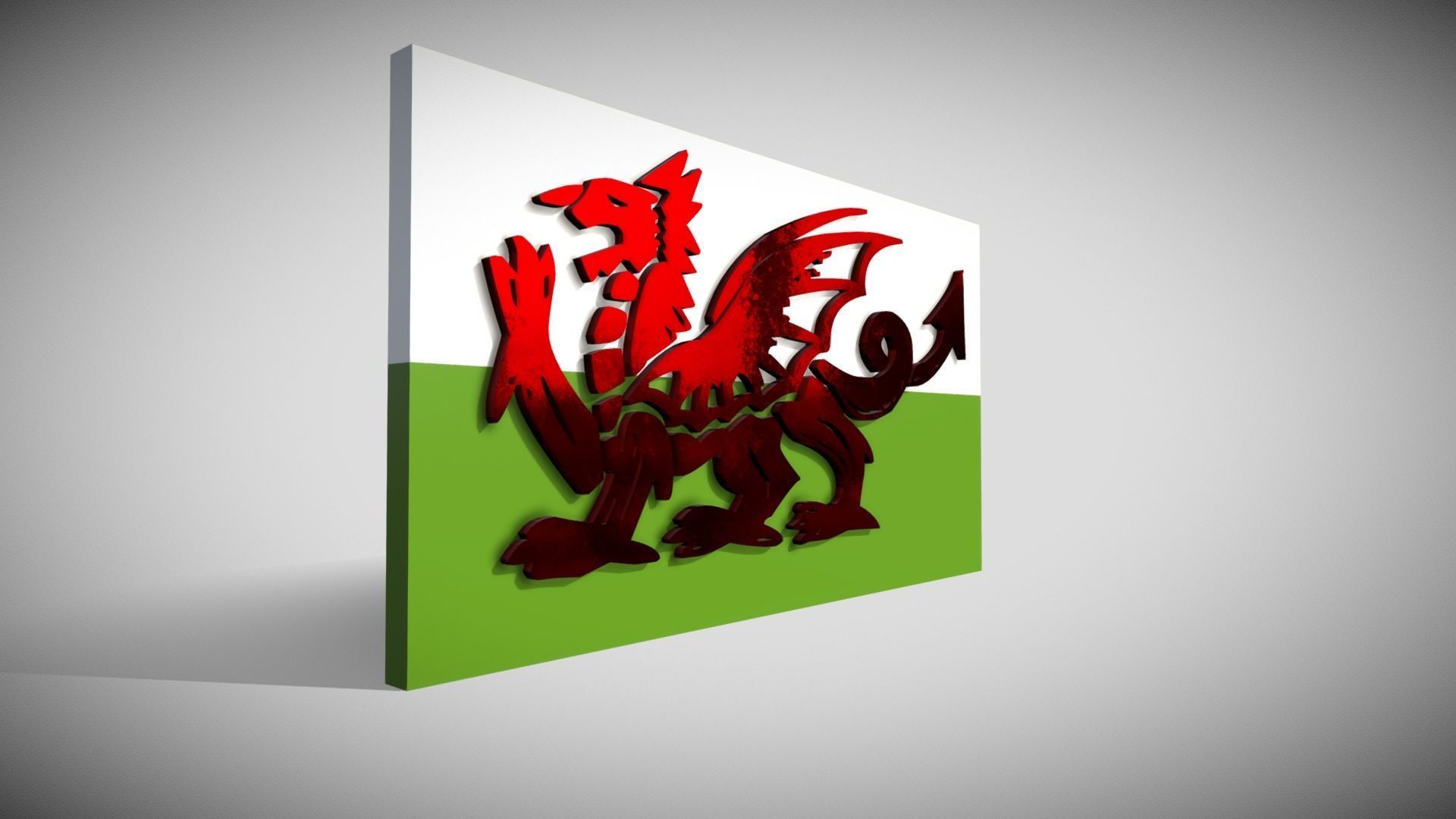 3D model Welsh Dragon VR / AR / low-poly | CGTrader