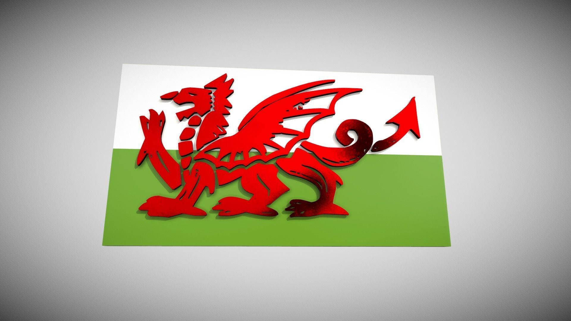 3D model Welsh Dragon VR / AR / low-poly | CGTrader