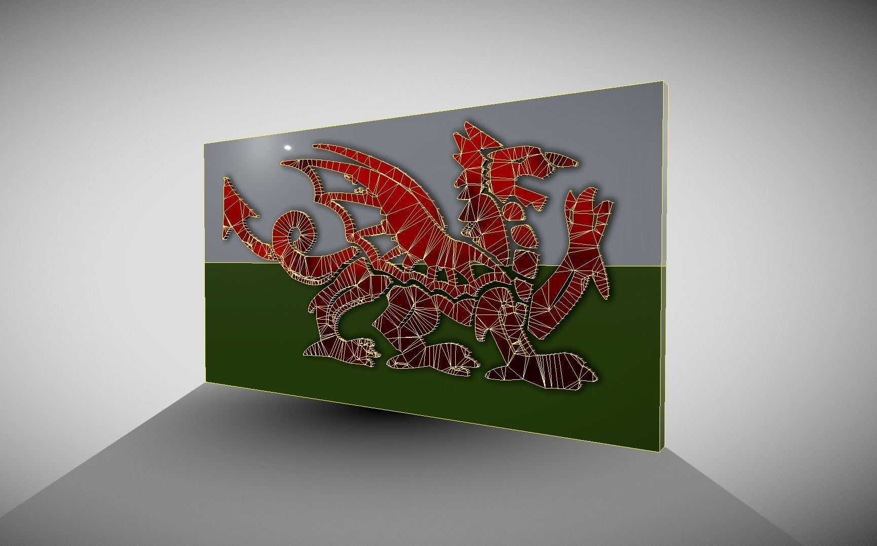 3D model Welsh Dragon VR / AR / low-poly | CGTrader