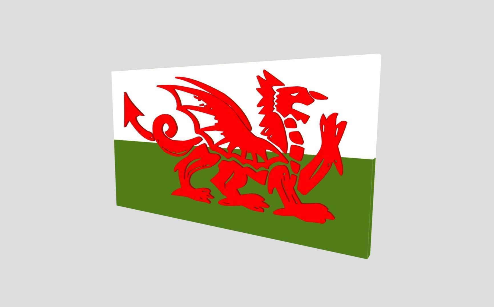3D model Welsh Dragon VR / AR / low-poly | CGTrader