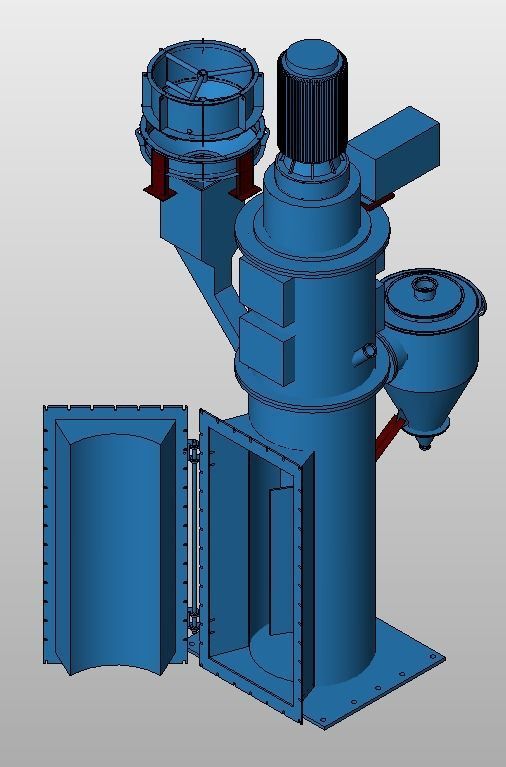 VertiMill grinding machine 3D model | CGTrader