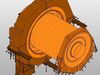 BallMill-Polysius 7-9m dia x 12-4m 3D model | CGTrader