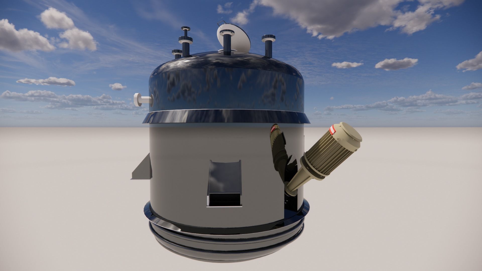 Mixer Tank 10m3 3D model rigged | CGTrader