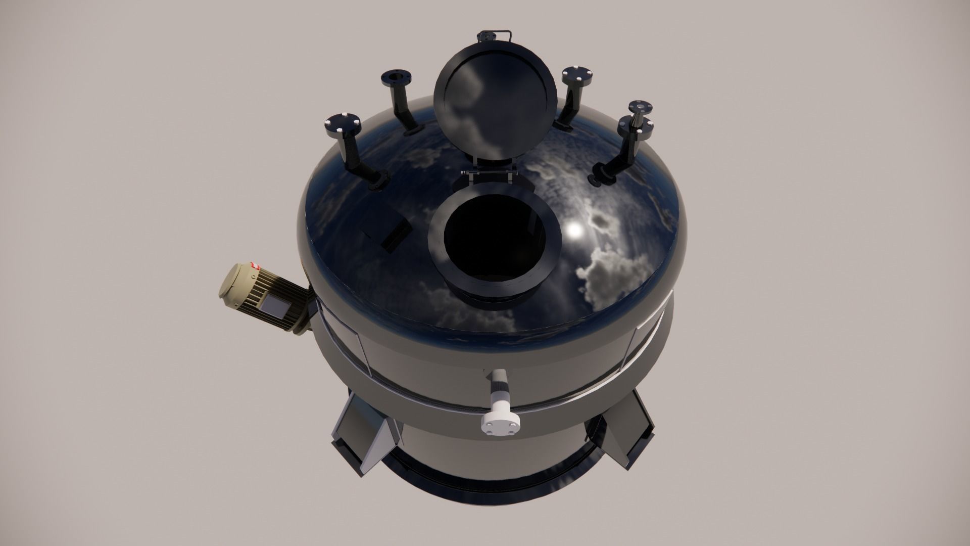 Mixer Tank 10m3 3D model rigged | CGTrader