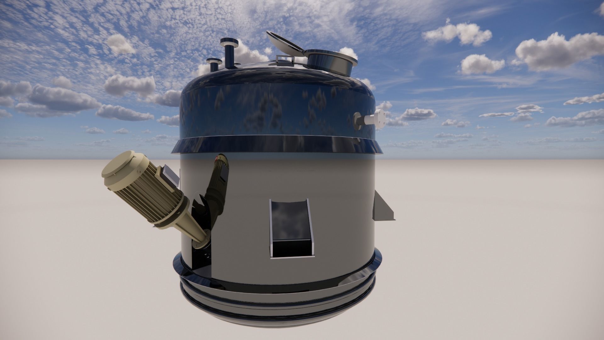 Mixer Tank 10m3 3D model rigged | CGTrader
