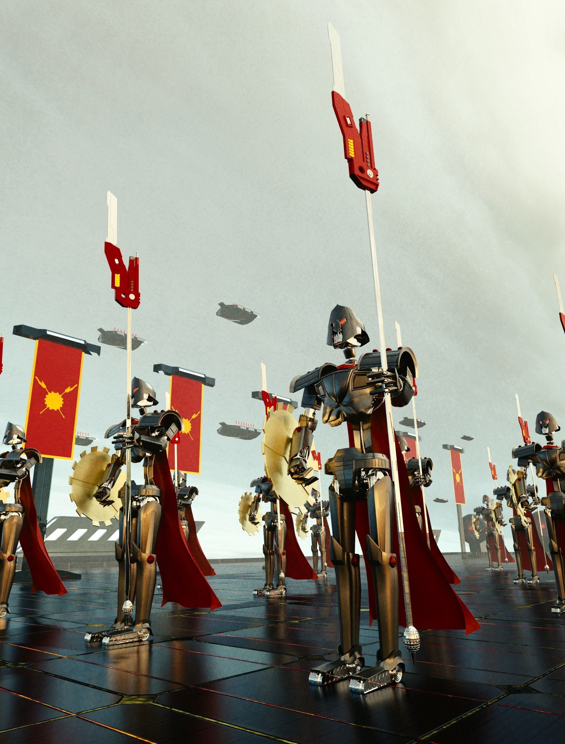 Spartan Robot 3D Sci-Fi more Bonus 3D model animated rigged | CGTrader