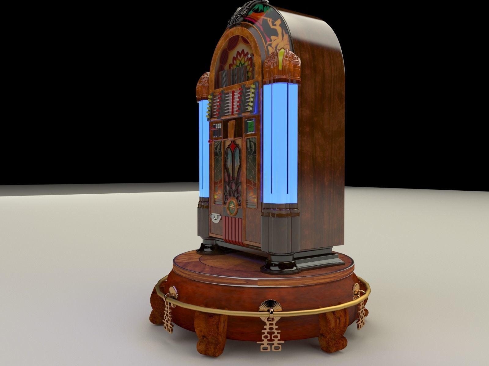 Jukebox vintage 3D model | CGTrader