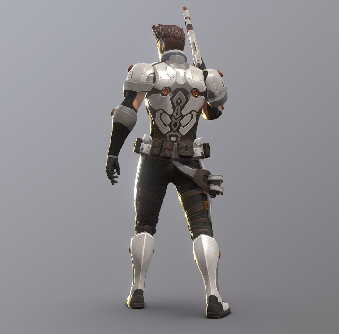 3D model Hero Character VR / AR / low-poly | CGTrader