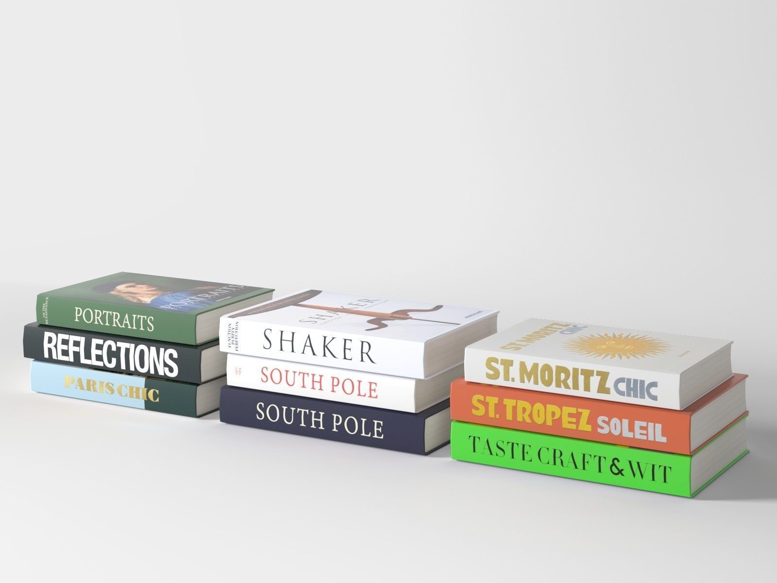 Books 09 3D model | CGTrader