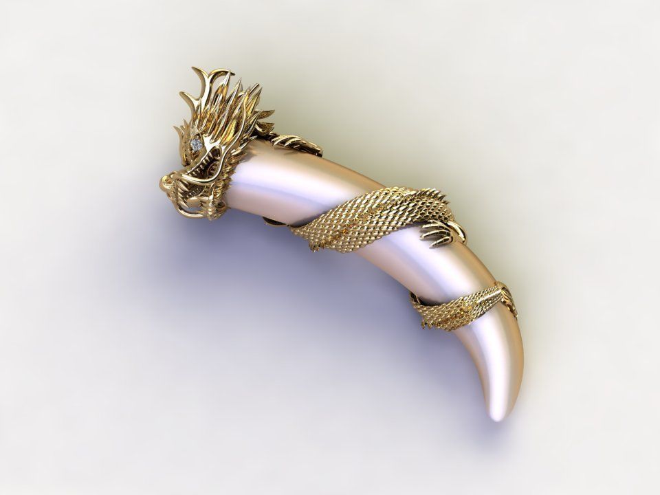 fangs animal with dragon 3D model | CGTrader