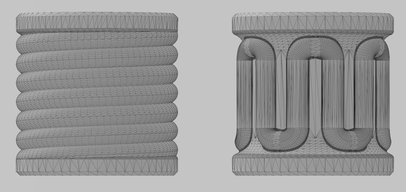 Tube shaped bead and charm 3D model 3D printable | CGTrader