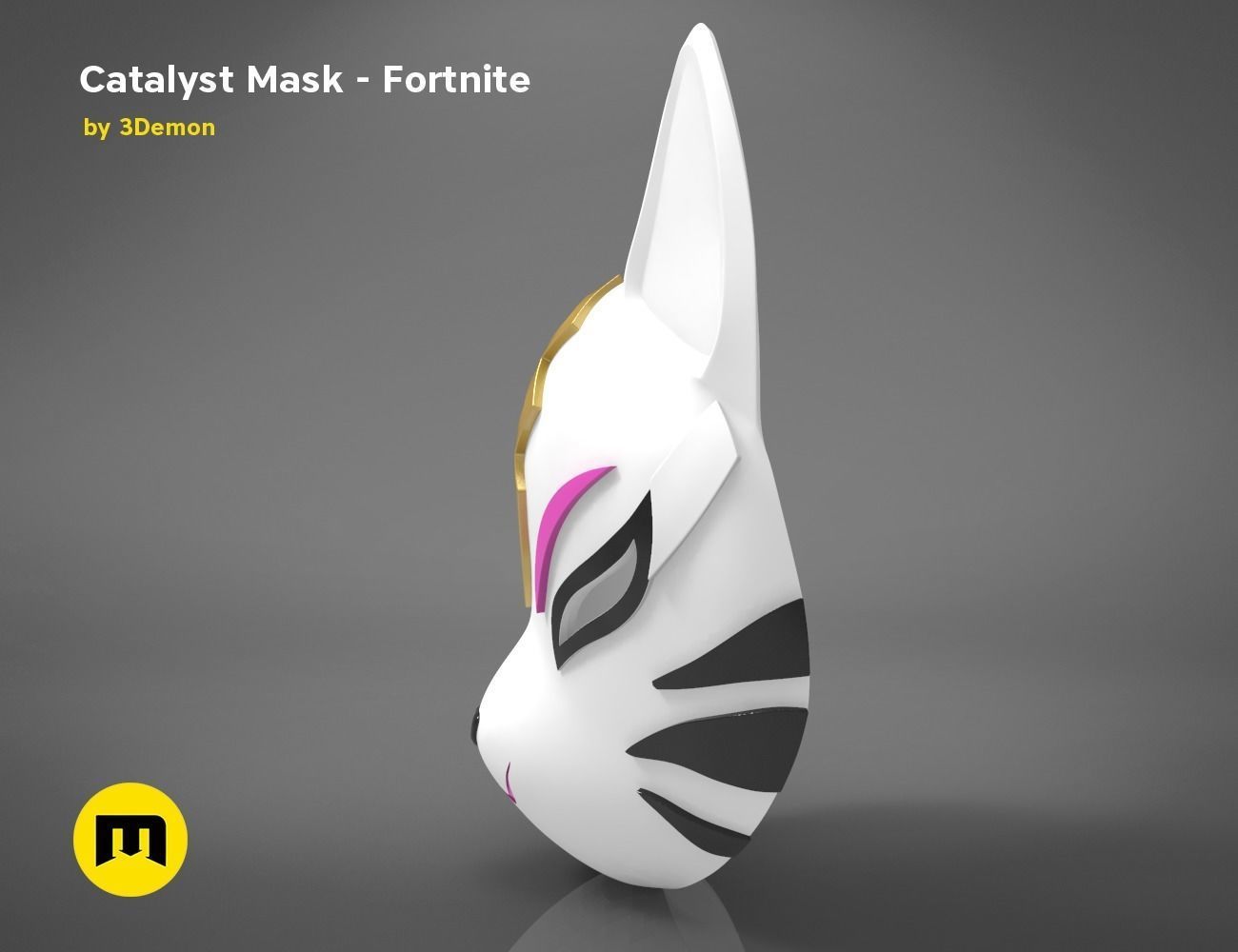 Fortnite Catalyst Mask 3D model 3D printable | CGTrader