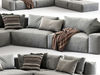 Jesse sofa Daniel composition 5 3D model | CGTrader