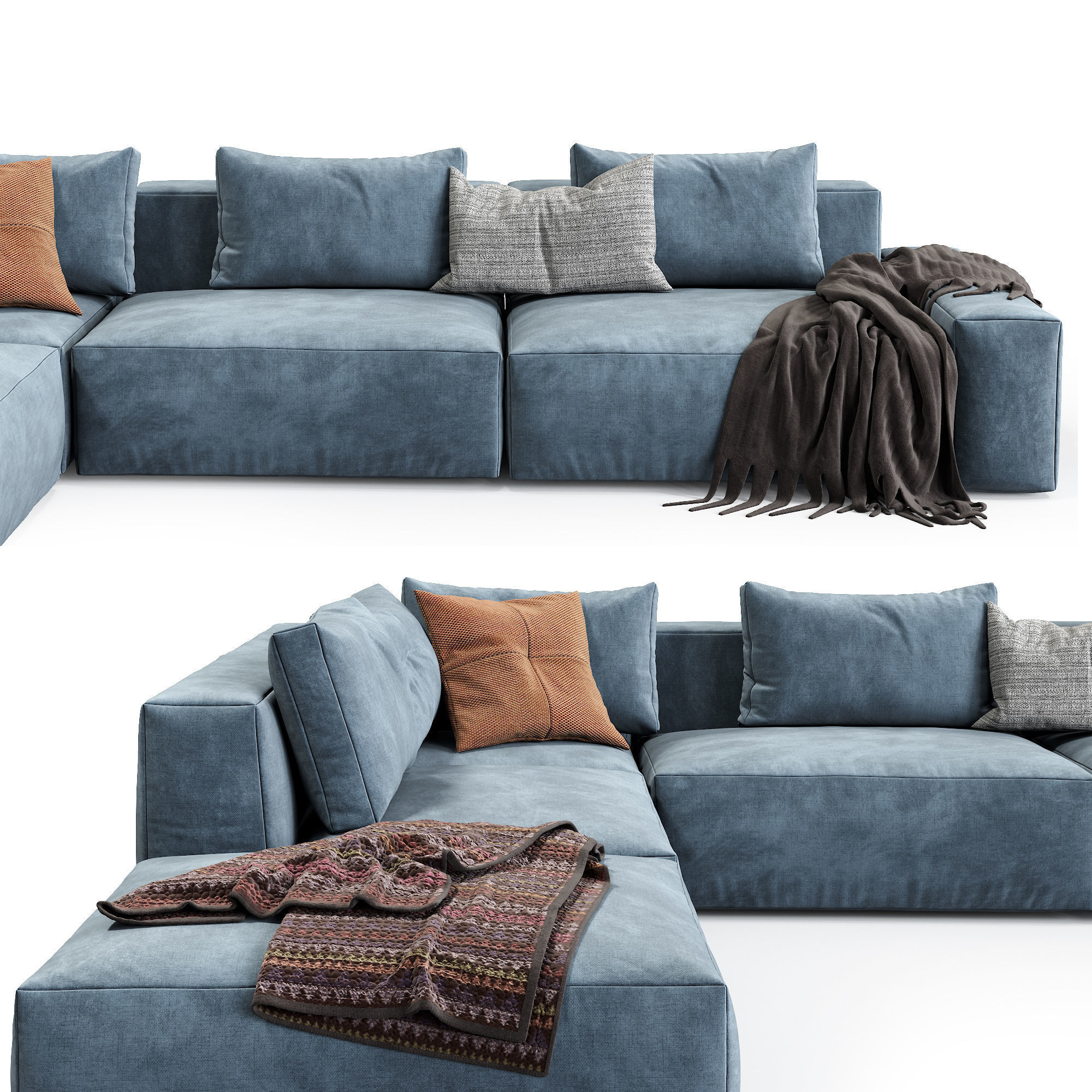 Jesse sofa Daniel composition 8 3D model | CGTrader