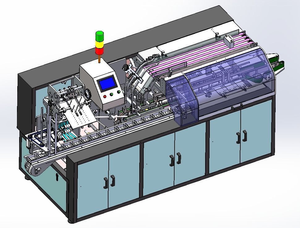 Automatic high-speed cartoning machine 3D model | CGTrader