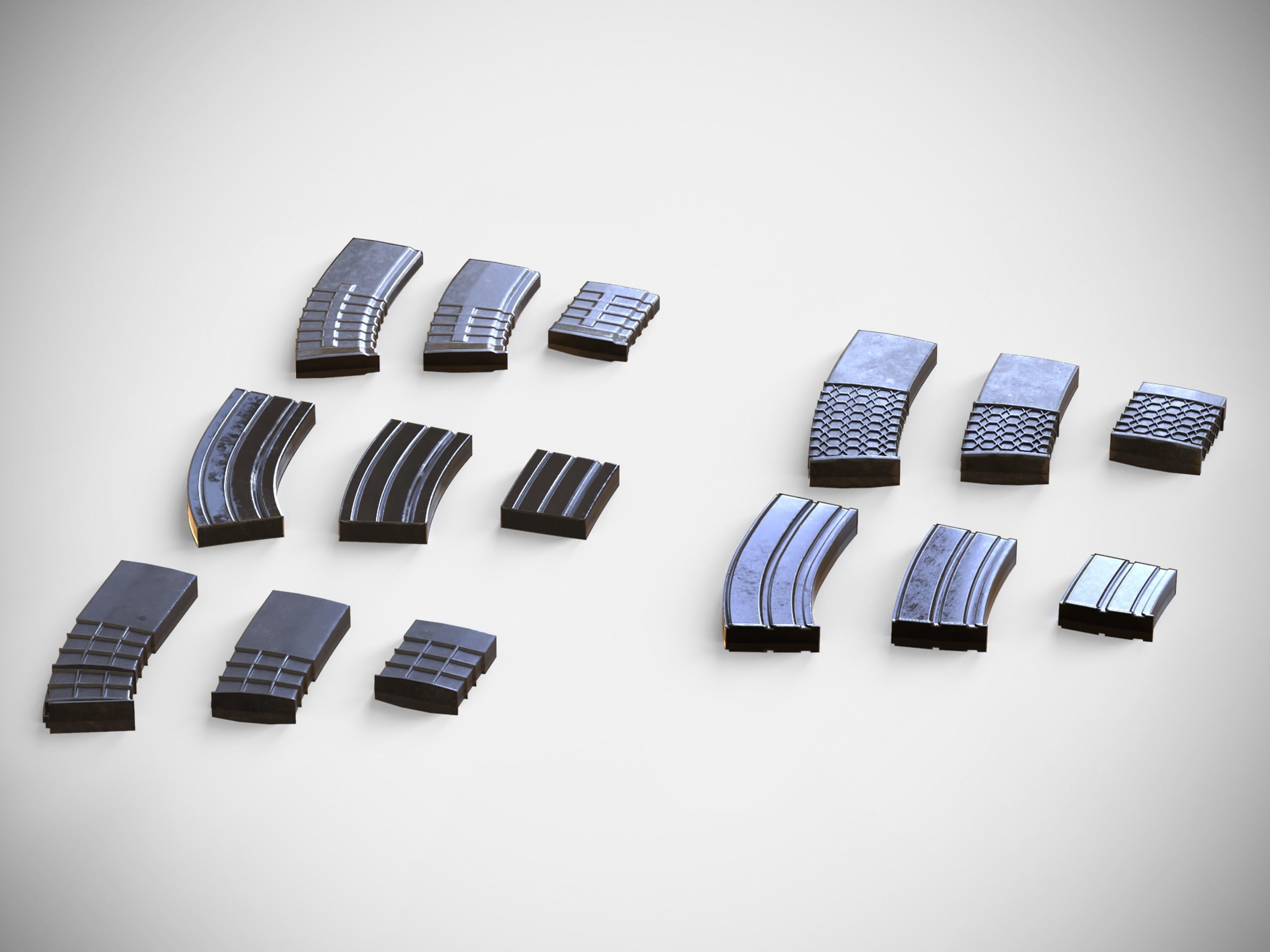 3D model Weapon Customization Pack - 57 Attachments - Gun - PBR VR / AR ...