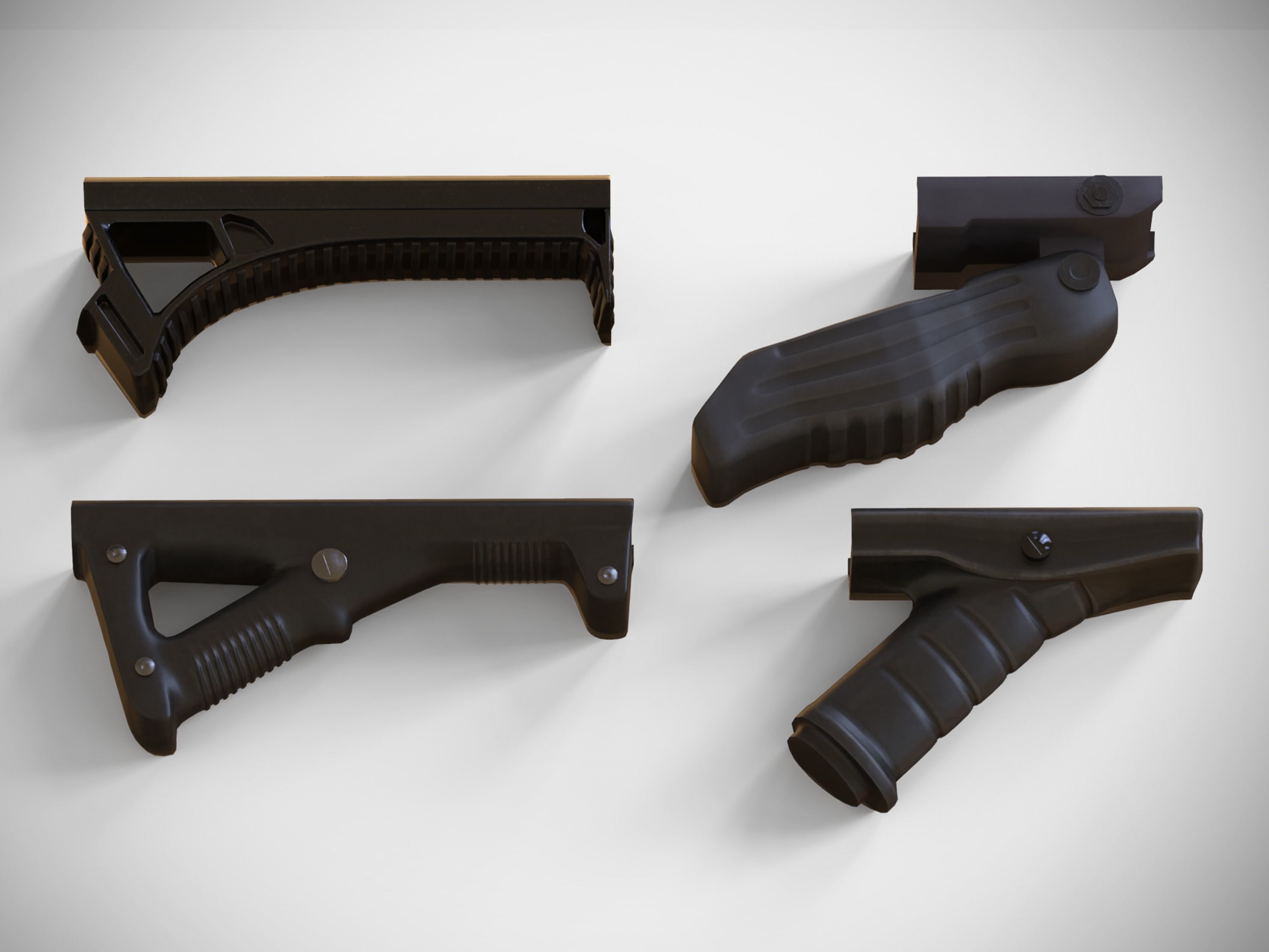 3D model Weapon Customization Pack - 57 Attachments - Gun - PBR VR / AR ...
