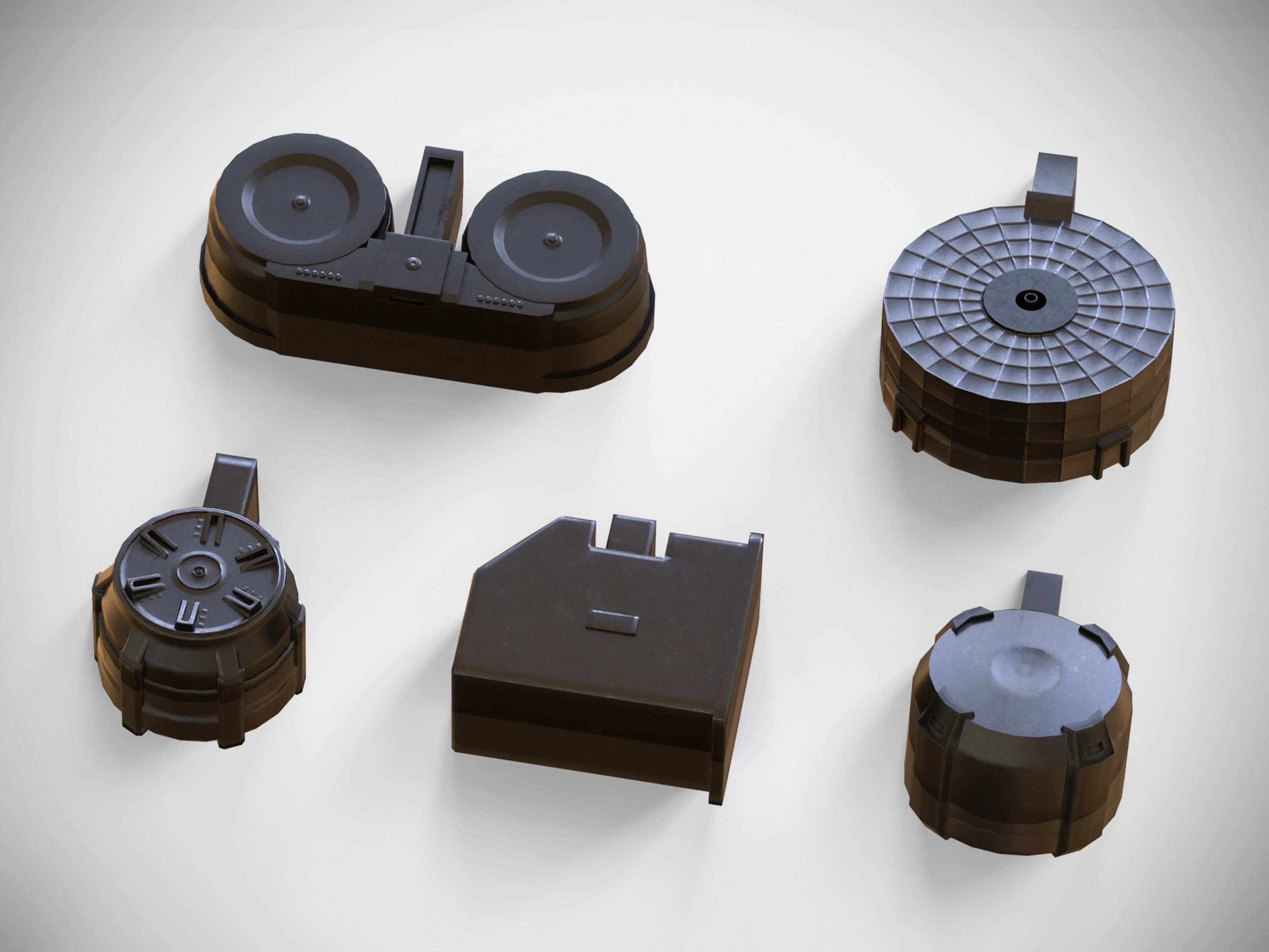 3D model Weapon Customization Pack - 57 Attachments - Gun - PBR VR / AR ...