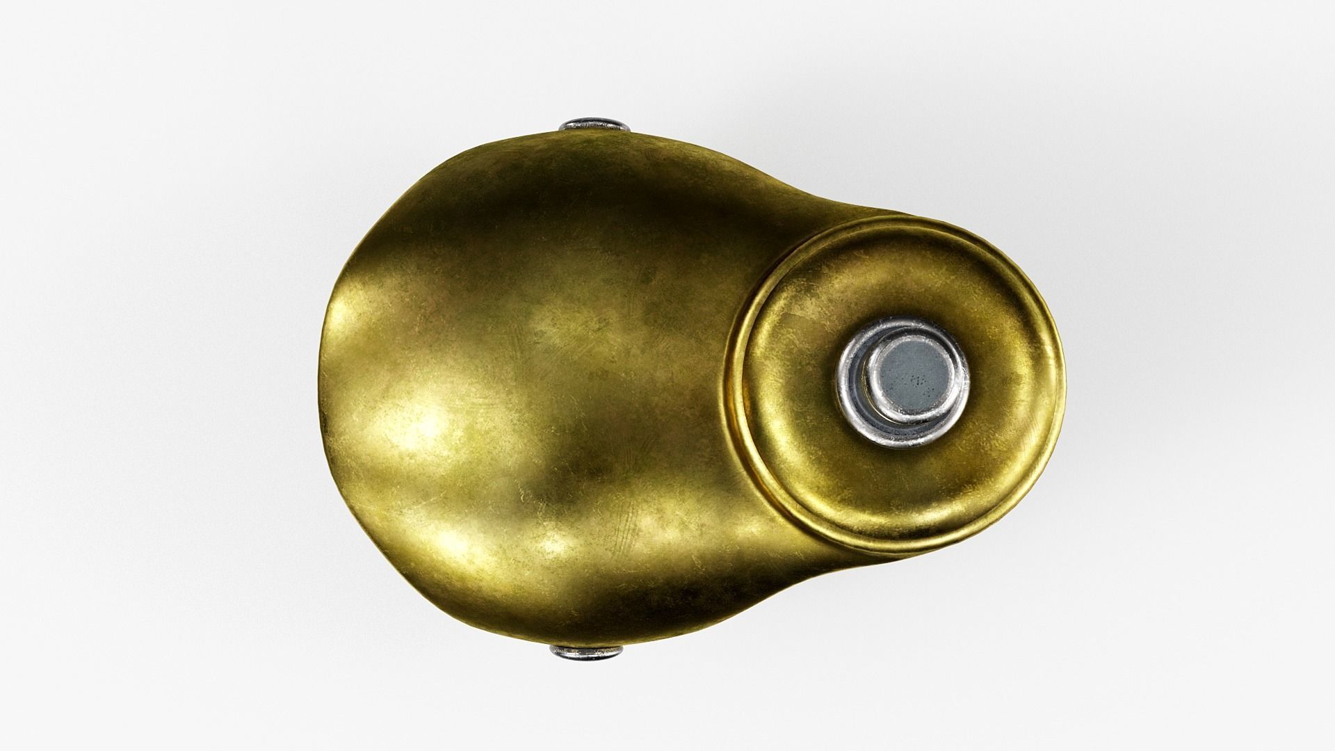 Round Ball Caster Wheel PBR 3D model | CGTrader