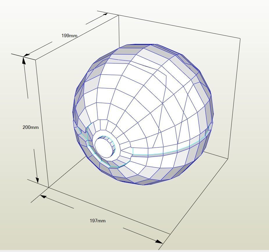 diy ultraball papercraft template and 3d model 3D model 3D printable ...