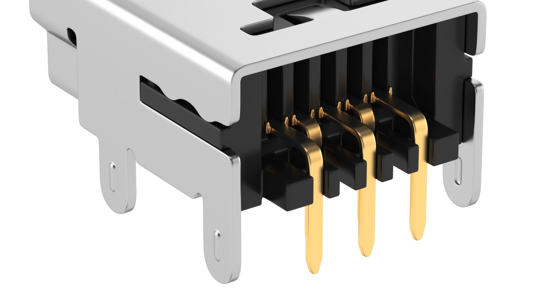 USB Mini B Female 3D model | CGTrader