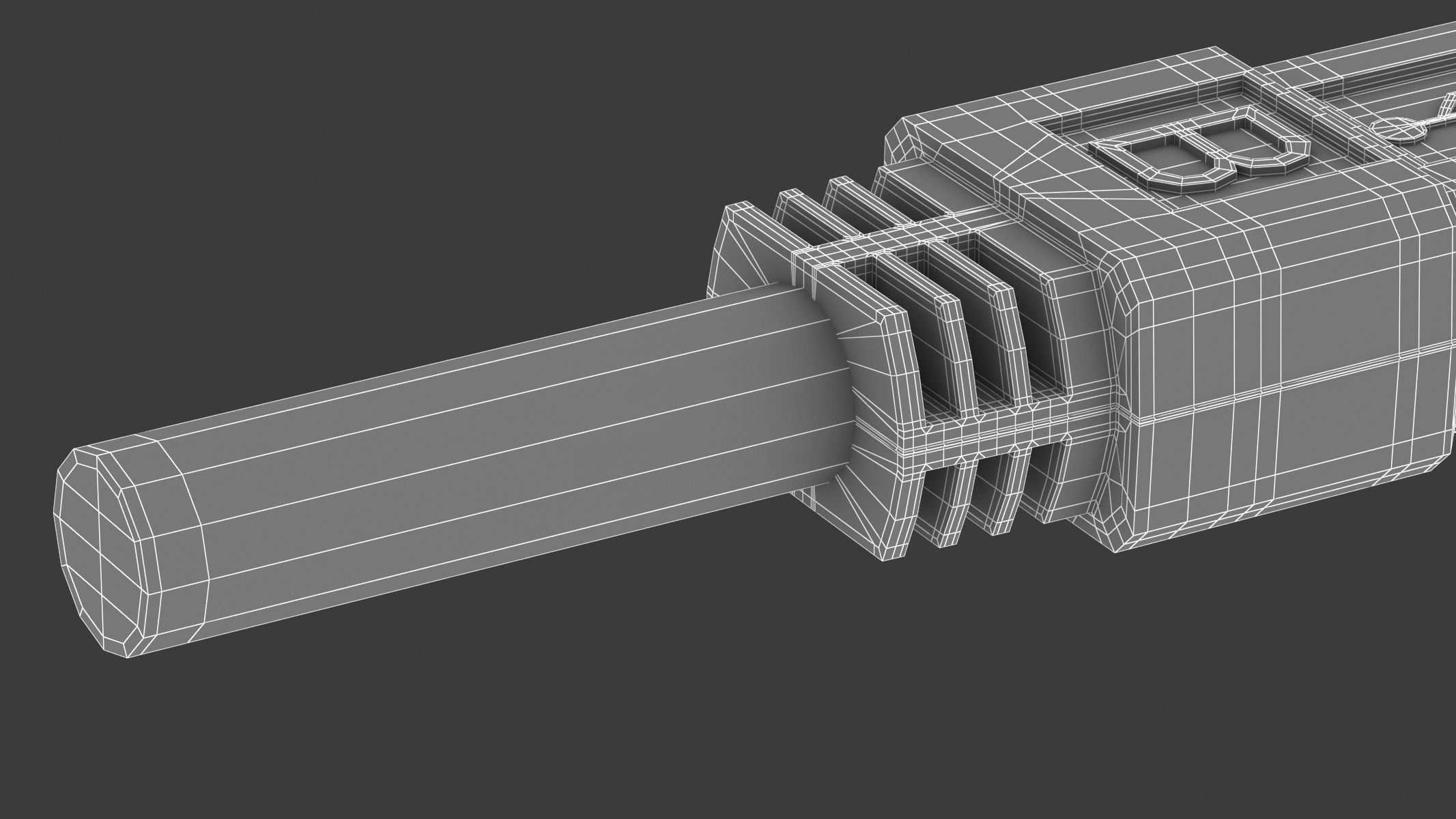 USB Mini B Male 3D model | CGTrader