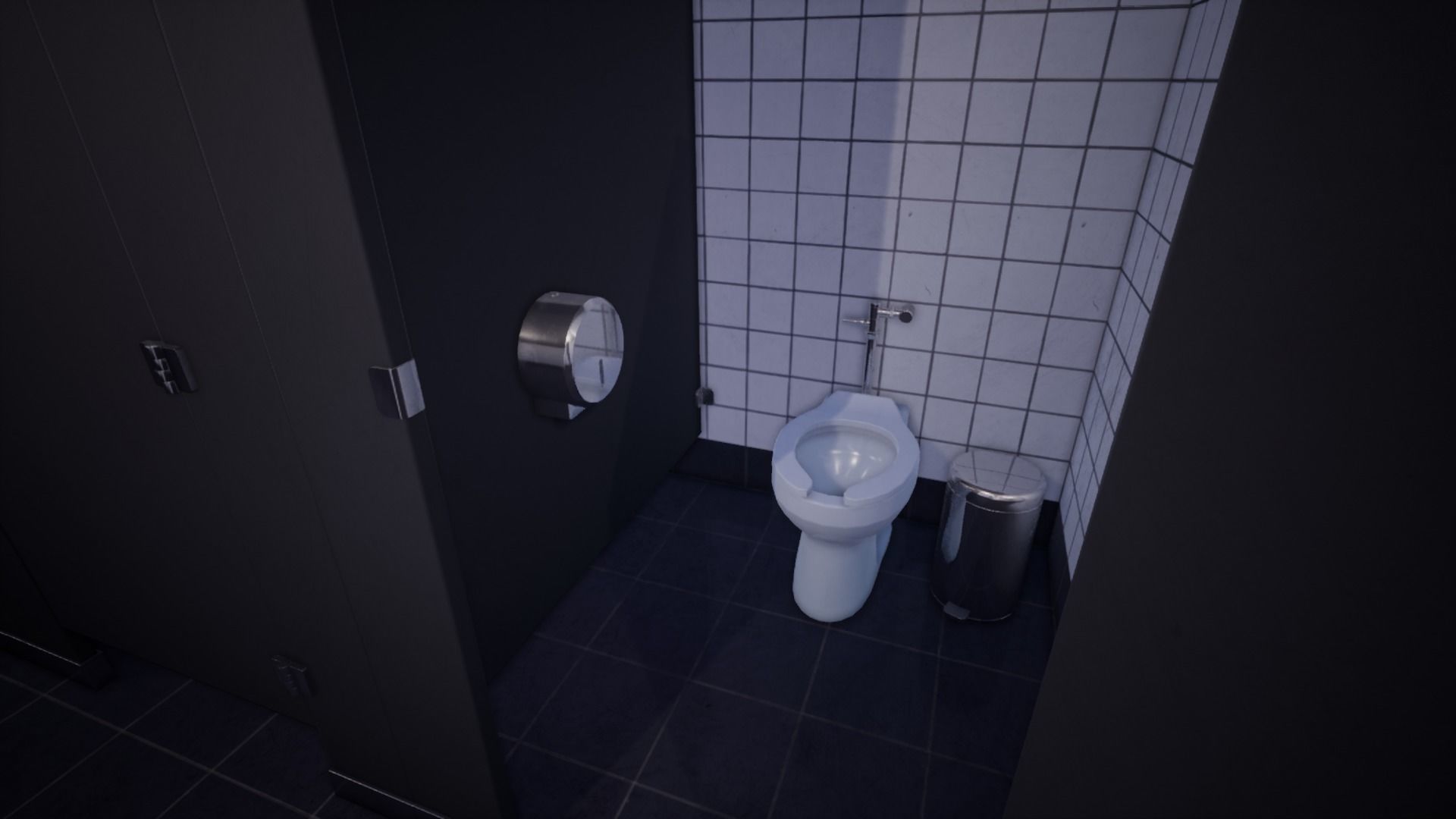 Modular Public Restroom free VR / AR / low-poly 3D model | CGTrader