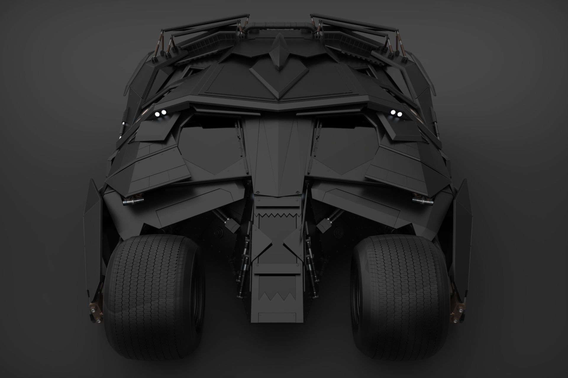 Batmobile 3D model from knight rises 3D model | CGTrader