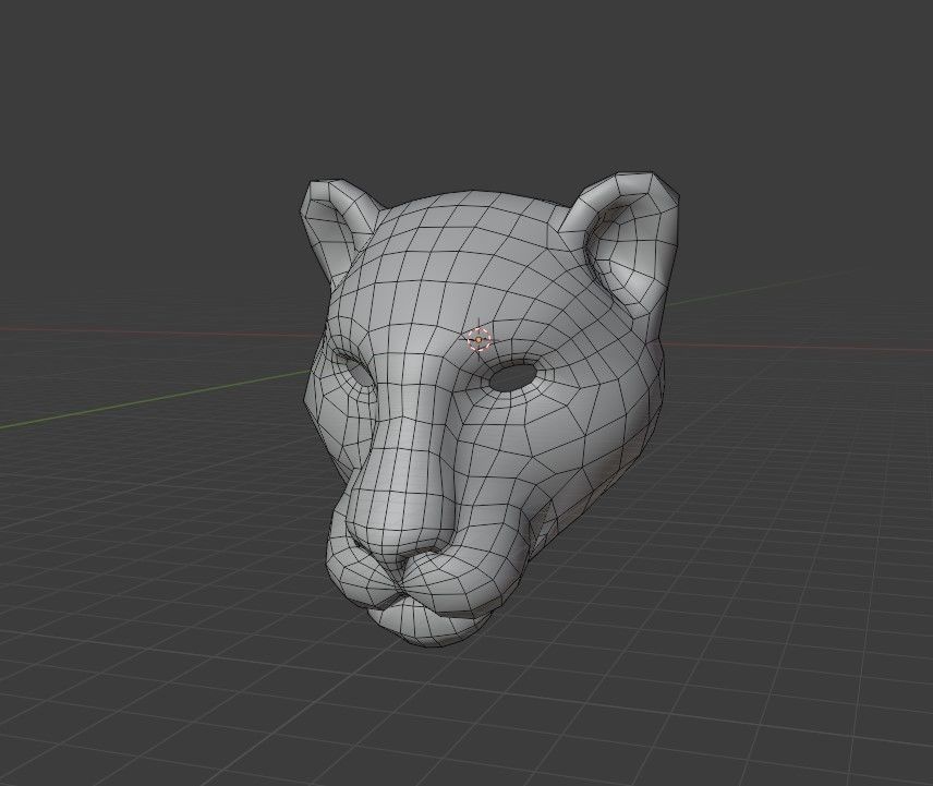 Panther head blend obj ztl 3dm 3D model | CGTrader