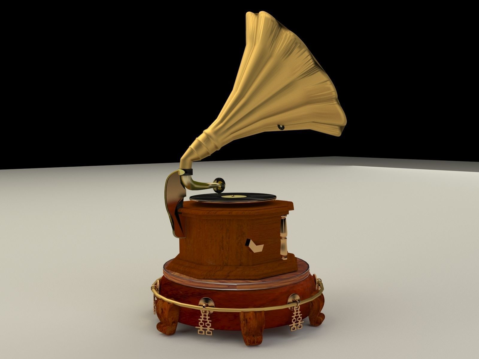 Gramophoto gramophone 3D model | CGTrader