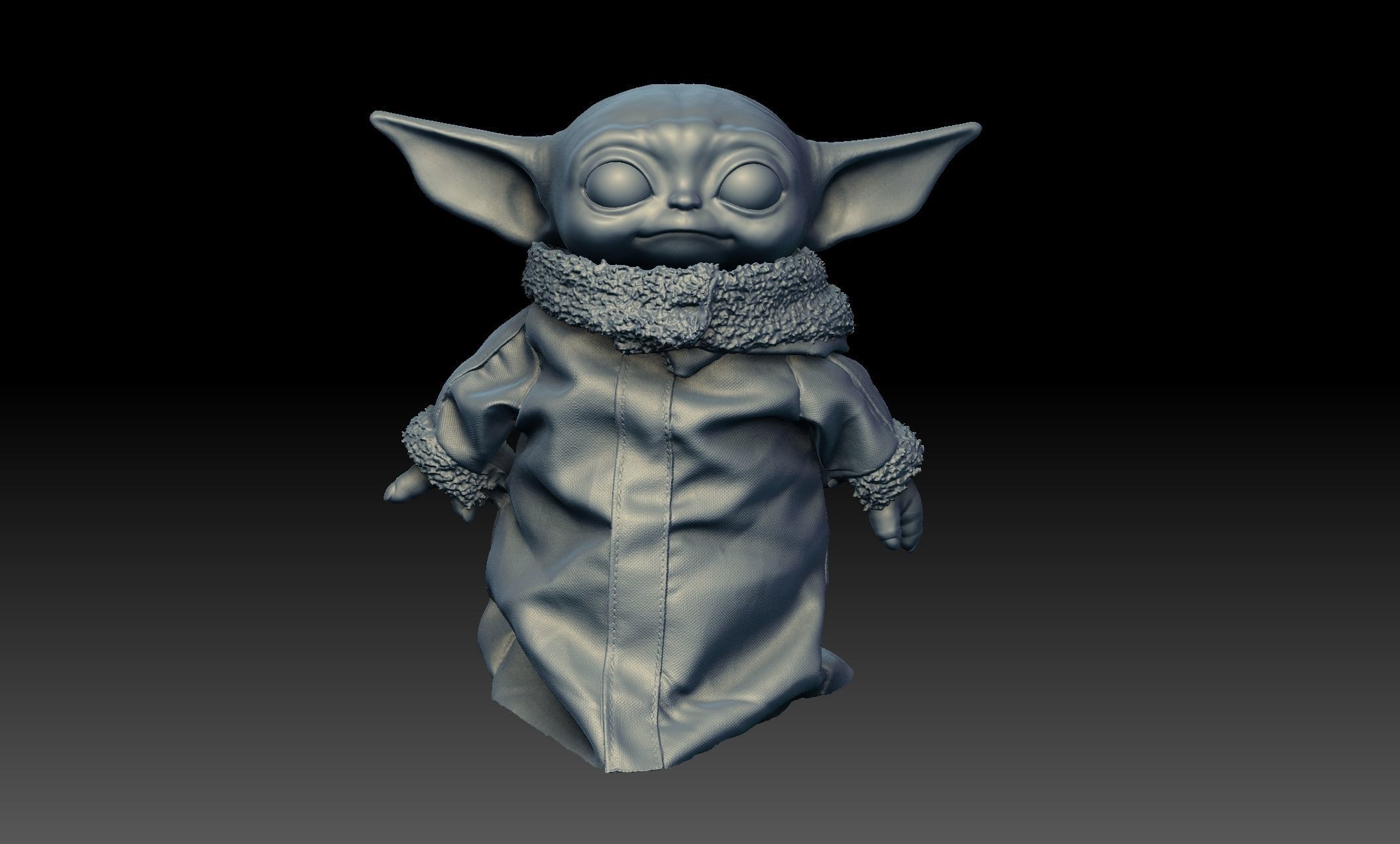 Baby Yoda Child 3D model | CGTrader