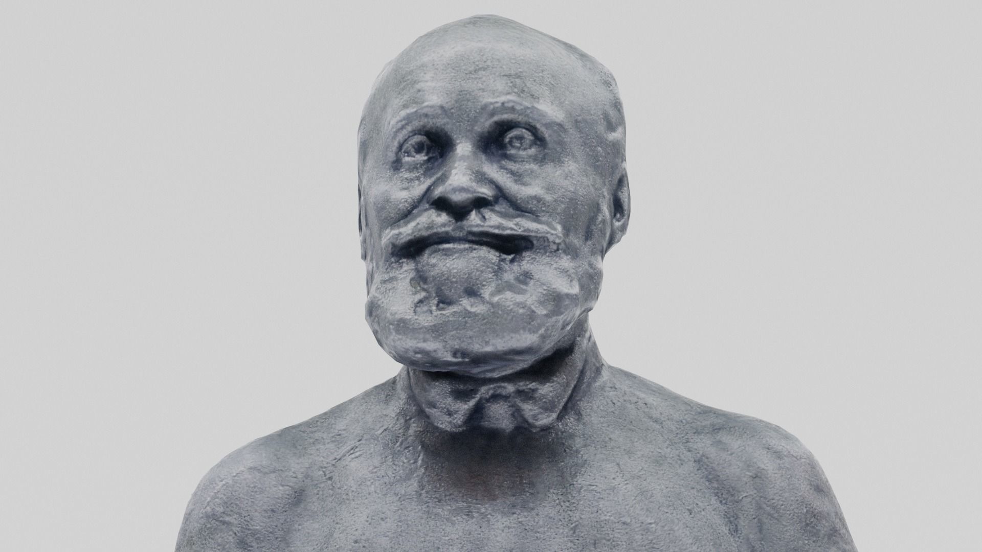 Metal bust of academician Pavlov 3D model | CGTrader