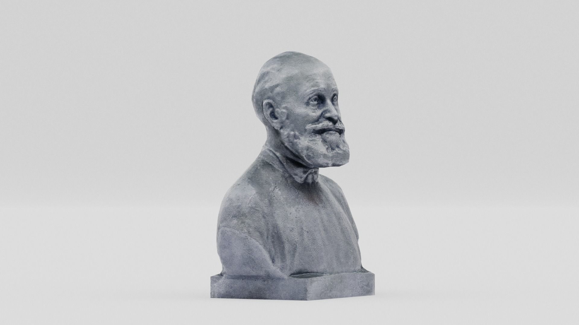 Metal bust of academician Pavlov 3D model | CGTrader
