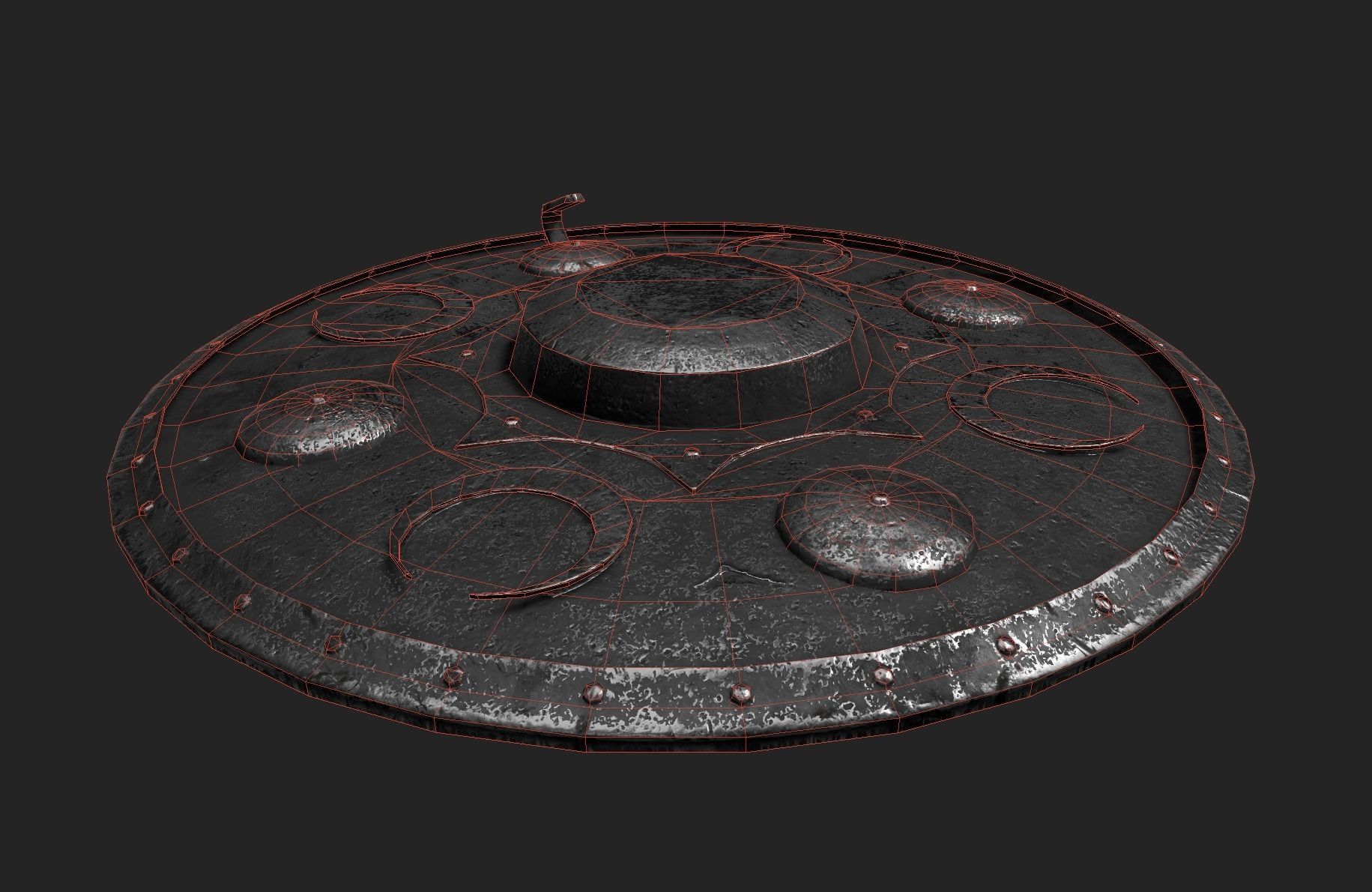 3D model Medieval Shield Armor Low Poly PBR VR / AR / low-poly | CGTrader
