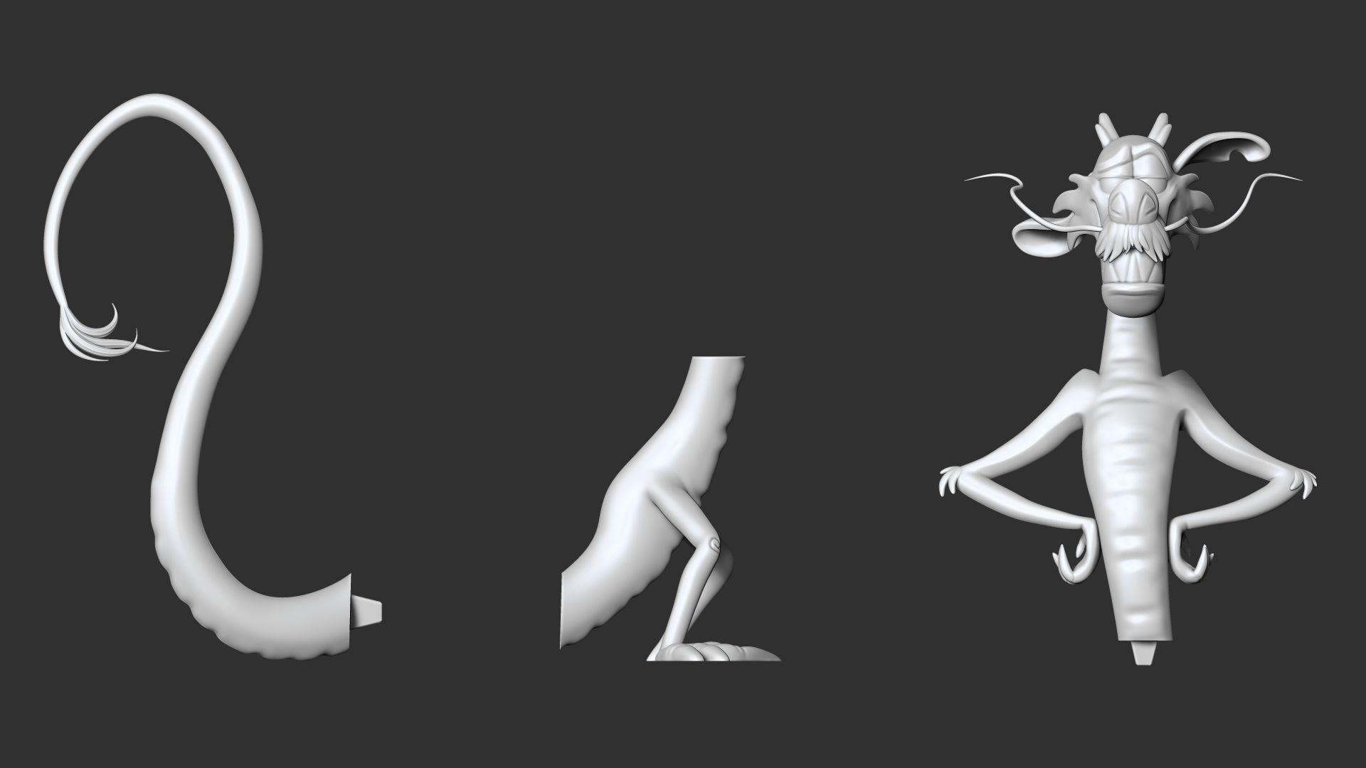 Mushu of Mulan 3D model 3D printable | CGTrader