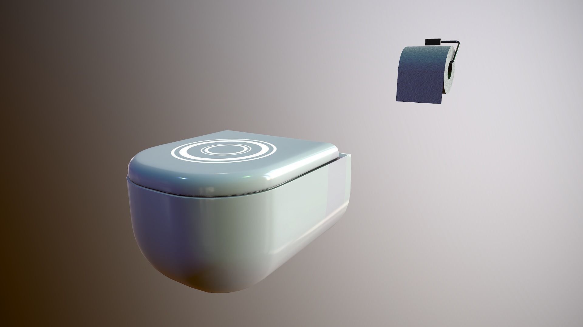 3D model Futuristic Restroom Toilet VR / AR / low-poly | CGTrader