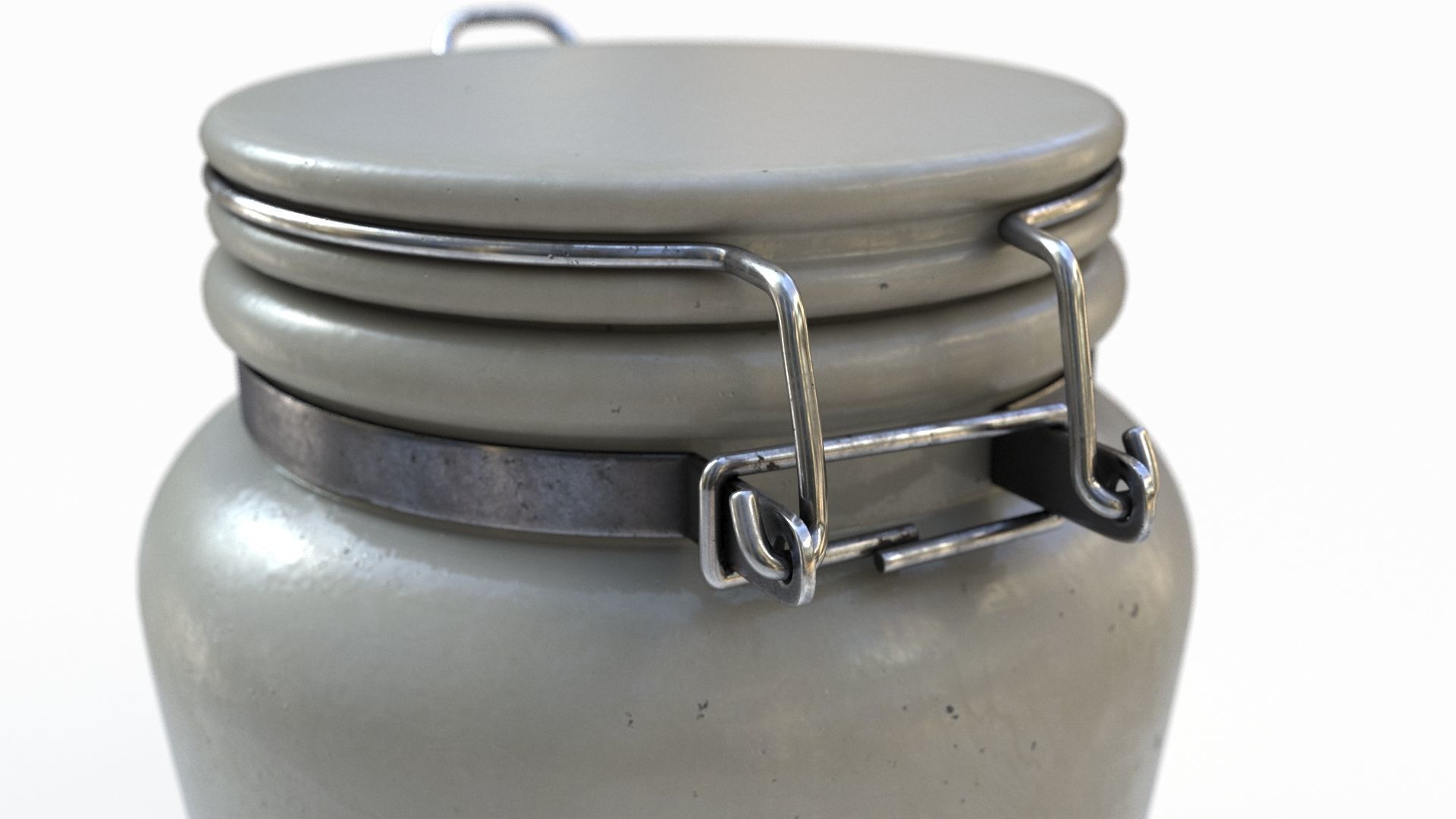 Antique kitchen jars 3D model | CGTrader