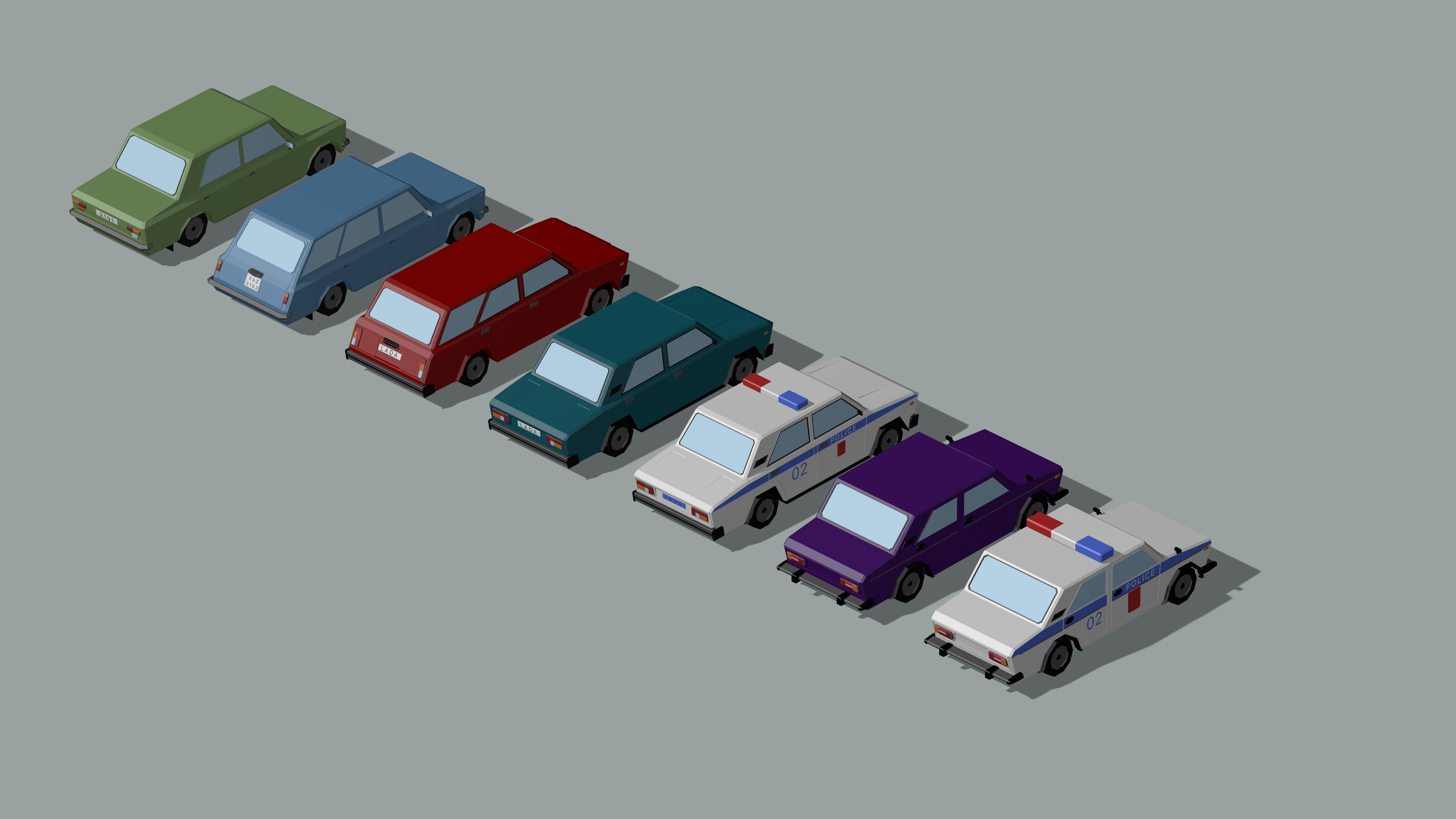 VAZ classic 3D model | CGTrader