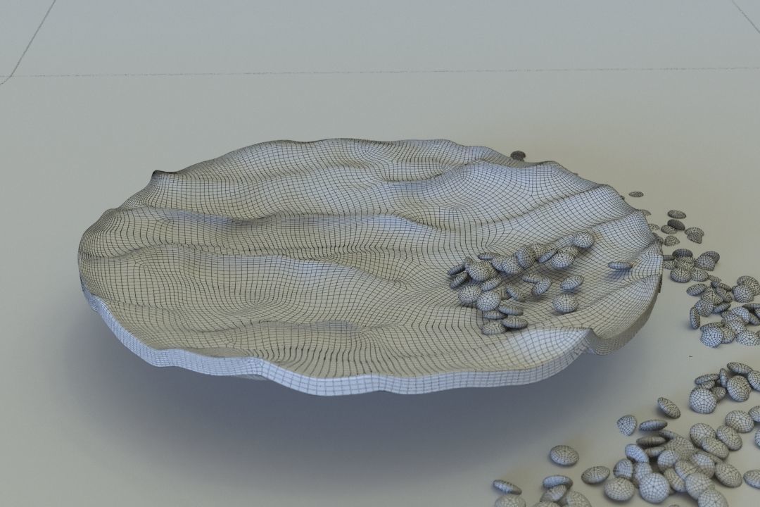 Decorative cnc water plate 3D model | CGTrader