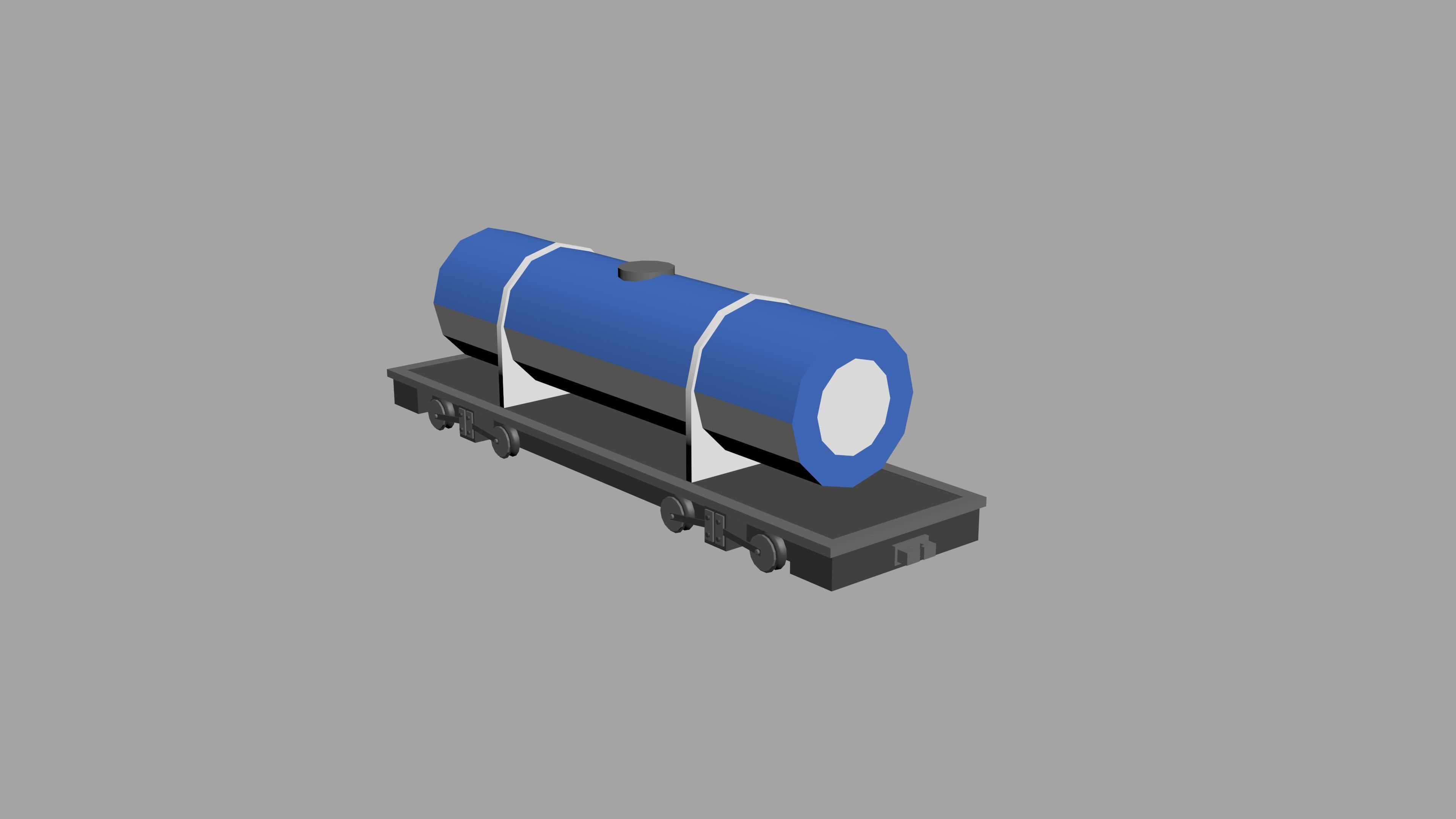 3D model Low Poly Train pack VR / AR / low-poly | CGTrader