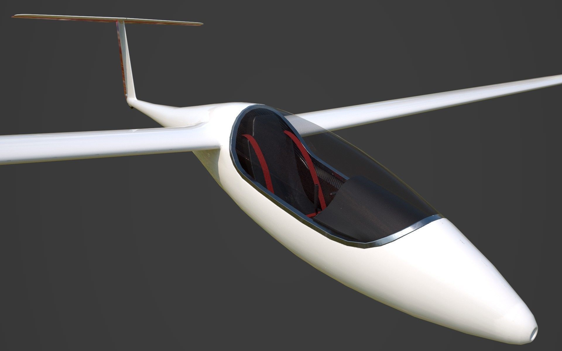 3D model Glider Sailplane VR / AR / low-poly | CGTrader