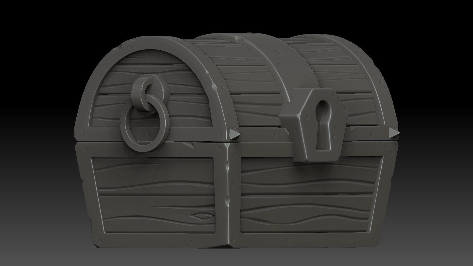 stylized chest 3D model | CGTrader