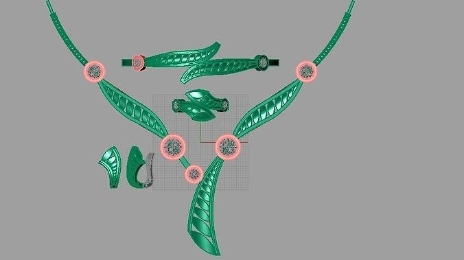 WOMEN TEAM SET 3D model 3D printable | CGTrader