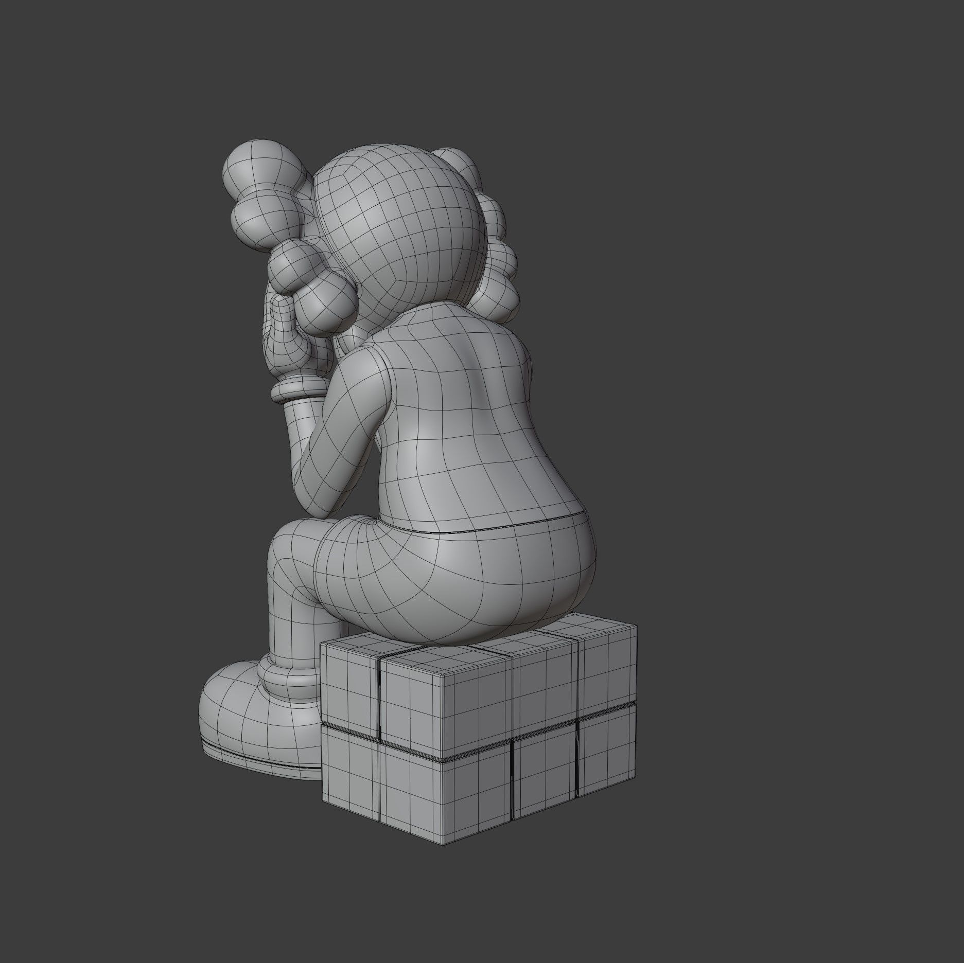 Kaws Passing Through Companion 3D model | CGTrader